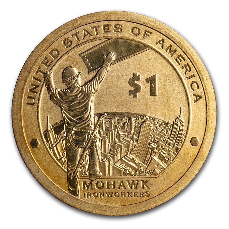 Buy 2015-W Native Amer $1 - Mohawk Ironworkers BU (Enhanced Finish) | APMEX