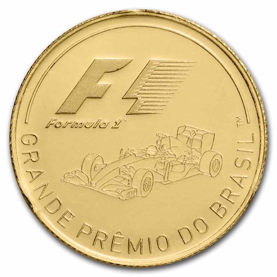 Buy 2016 1/4 oz $25 SI Gold Formula 1® Brazil Grand Prix (In Assay) | APMEX