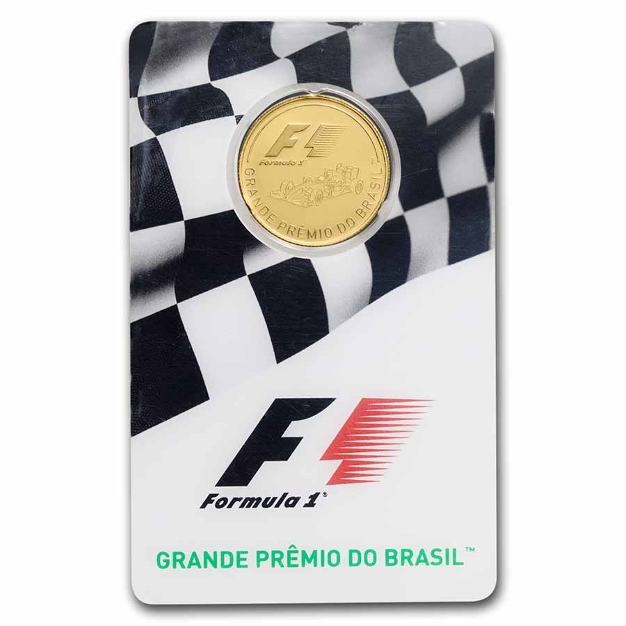 Buy 2016 1/4 oz $25 SI Gold Formula 1® Brazil Grand Prix (In Assay) | APMEX