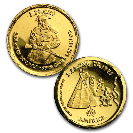 Buy 2016 1.75 gram Gold Apache Fractional Set (Hand-Struck) | APMEX