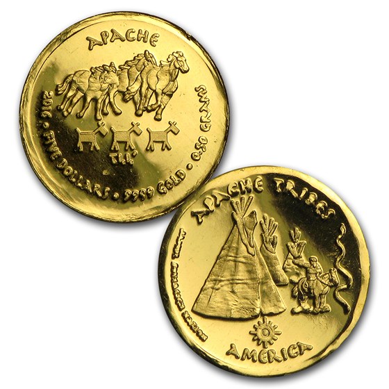 Buy 2016 1.75 gram Gold Apache Fractional Set (Hand-Struck) | APMEX