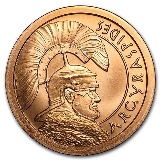 Buy 2016 1 oz Copper Round - Argyraspides | APMEX