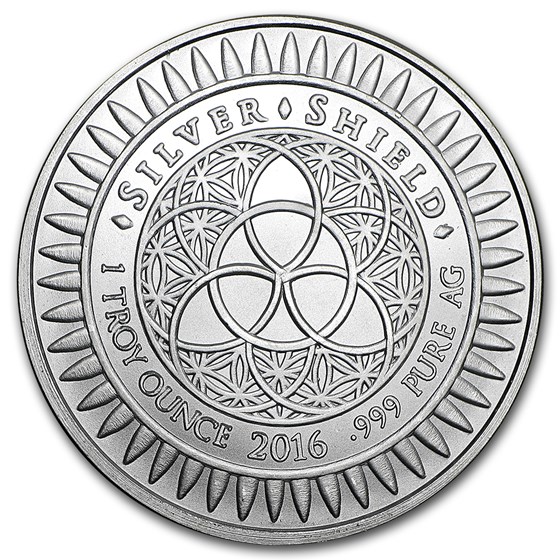 Buy 2016 1 oz Silver Shield Round - Silver BULLion | APMEX
