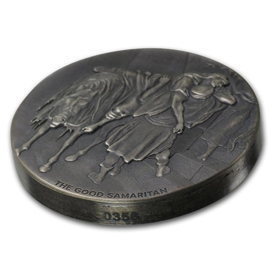 Buy 2016 2 oz Ag Coin - Biblical Series The Good Samaritan (No Box) | APMEX