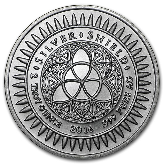 Buy 2016 2 oz Silver Shield Round - Freedom Girl | APMEX