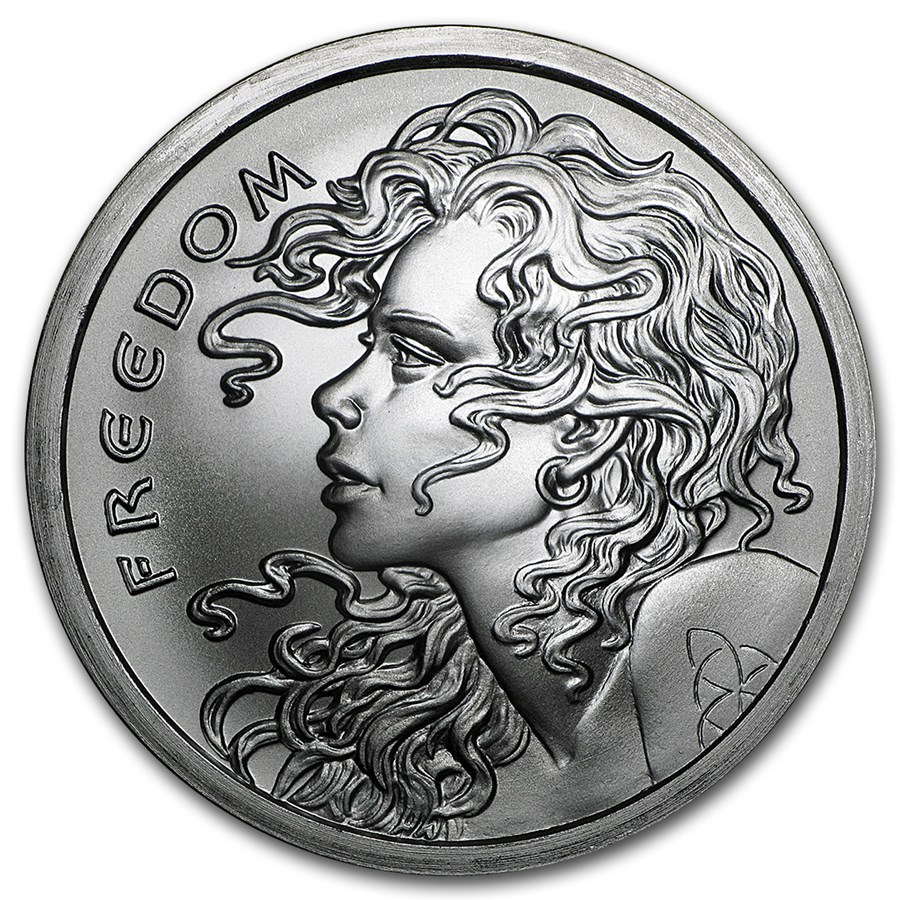 Buy 2016 2 oz Silver Shield Round - Freedom Girl | APMEX