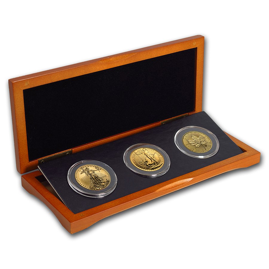 Buy 2016 3-Coin 1 oz Gold Sampler Pack for New Investors | APMEX