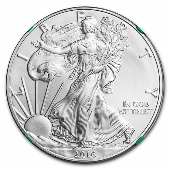 Buy 2016 American Silver Eagle MS-69 NGC (Green Holder) | APMEX