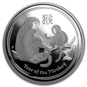 Buy 2016 Australia 1/2 oz Silver Lunar Monkey Proof (w/Box & COA) | APMEX