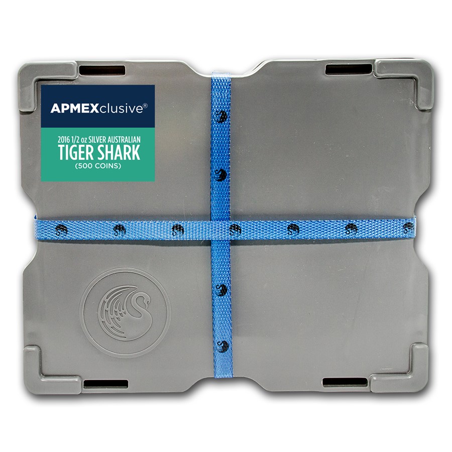Buy 2016 Australia 1/2 oz Silver Tiger Shark (Sealed Monster Box) | APMEX