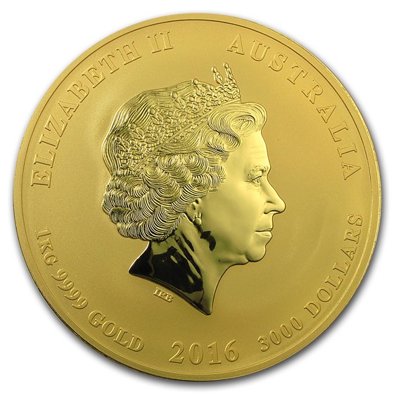 Buy 2016 Australia 1 kilo Gold Lunar Monkey BU | APMEX