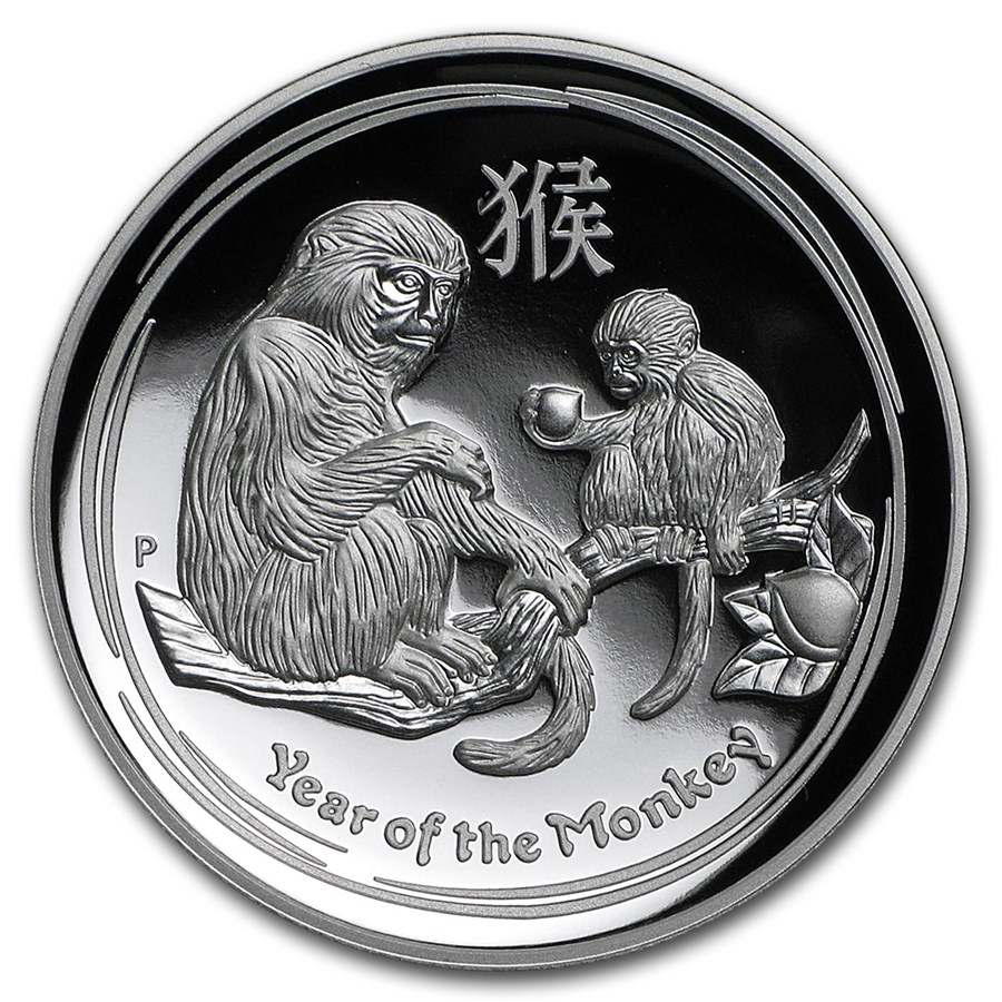 Buy 2016 Australia 1 oz Silver Lunar Monkey Proof (High Relief) | APMEX