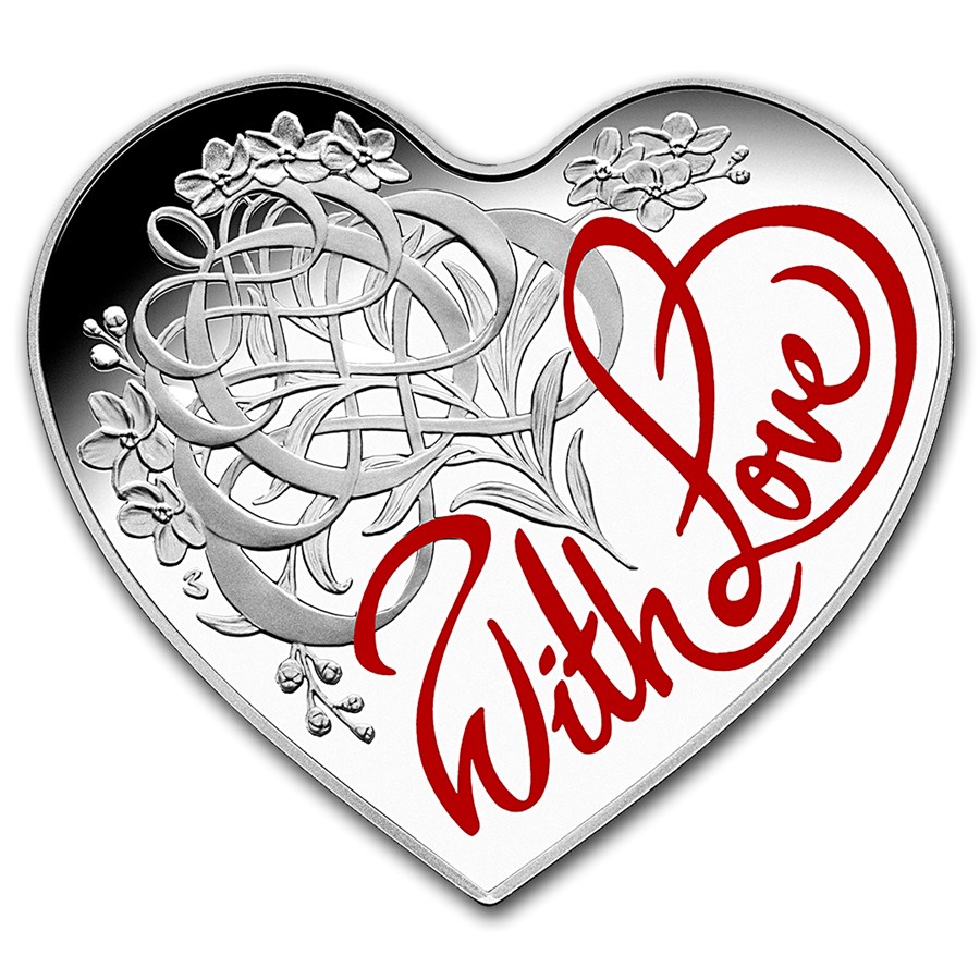Buy 2016 Australia Silver $5 Eternal Love Heart Coin (Colorized) | APMEX
