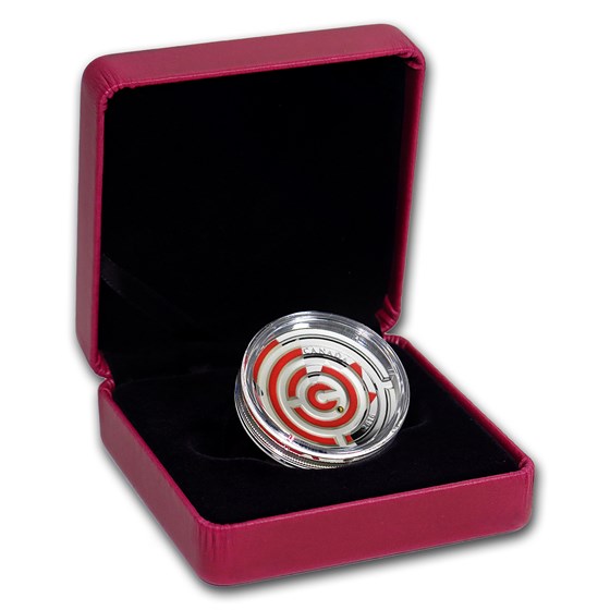Buy 2016 Canada 1 oz Silver $20 Prf Maple Leaf Maze Coin (Colorized ...