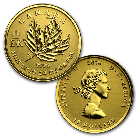 Buy 2016 Canada 4-Coin Gold Fractional Maple Leaf Set (1.4 oz) | APMEX
