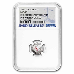 Buy 2016 Cook Islands 3 gram Silver Brexit PF-69 NGC (Early Release ...