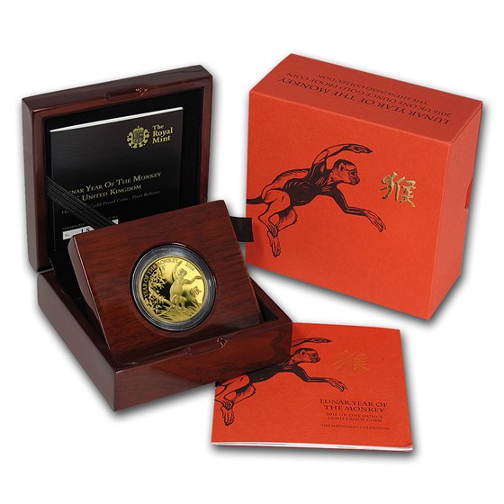 Buy 2016 GB 1 oz Gold Year of the Monkey Proof (First Release) | APMEX