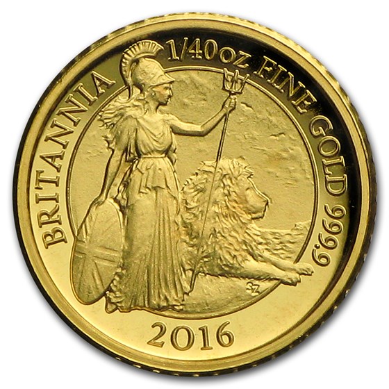 Buy 2016 Great Britain 1/40 oz Proof Gold Britannia | APMEX Buy 2016 Great Britain 1/40 oz Proof Gold Britannia | APMEX