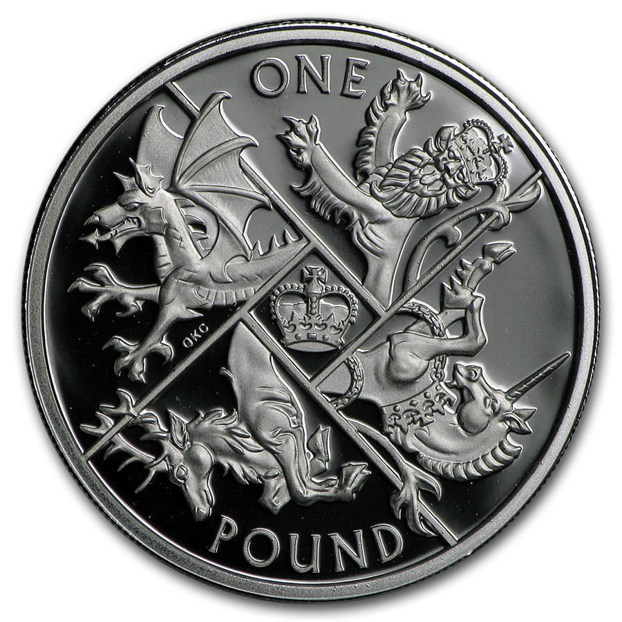 Buy 2016 Great Britain Silver £1 Last Round Pound Piedfort Proof | APMEX