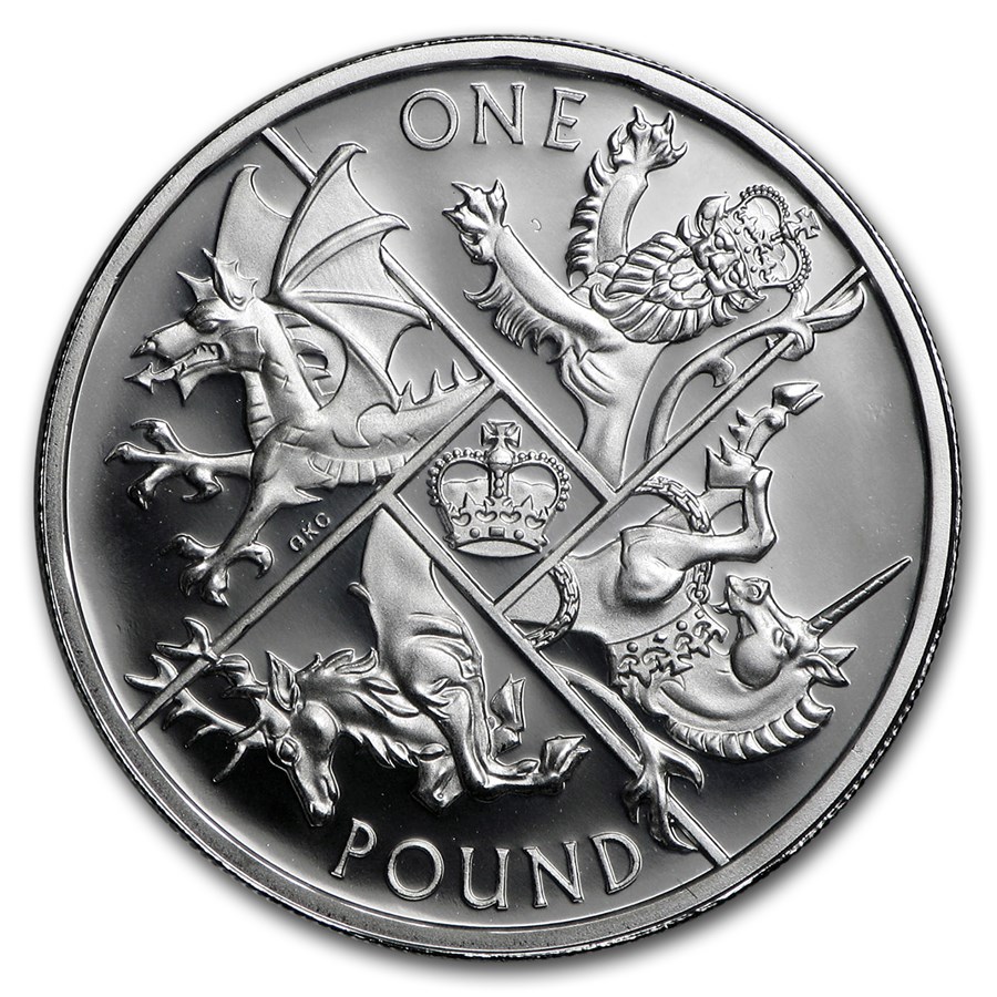 Buy 2016 Great Britain Silver £1 Last Round Pound Proof | APMEX