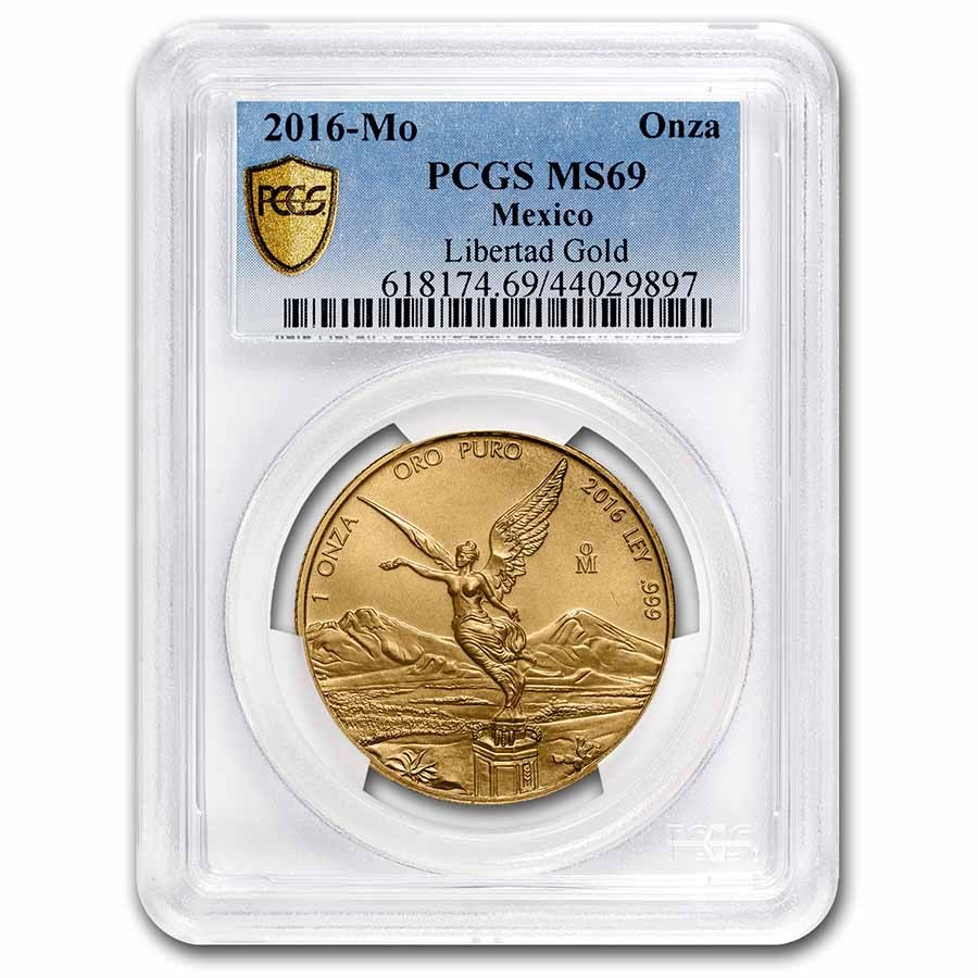 Buy 2016 Mexican 1 oz Gold Libertad MS-69 PCGS | APMEX