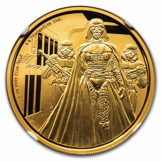 Buy 2016 Niue 1 oz Gold/Silver Star Wars: Darth Vader Set PF-70 NGC | APMEX