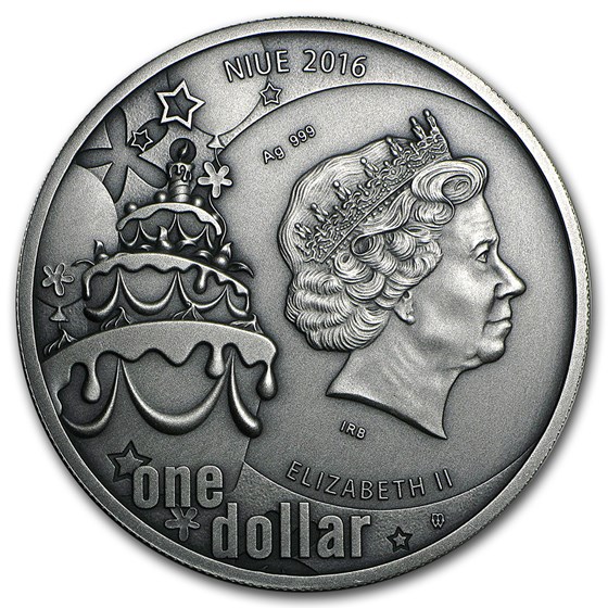 Buy 2016 Niue 1 oz Silver Happy Birthday Coin | APMEX