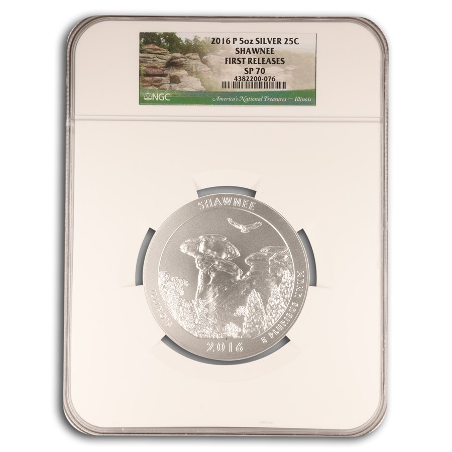 Buy 2016-P 5 oz Silver ATB Shawnee SP-70 | APMEX