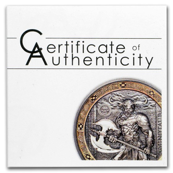 Buy 2016 Palau 2 oz Silver Mythical Creatures Collection Minotaur | APMEX