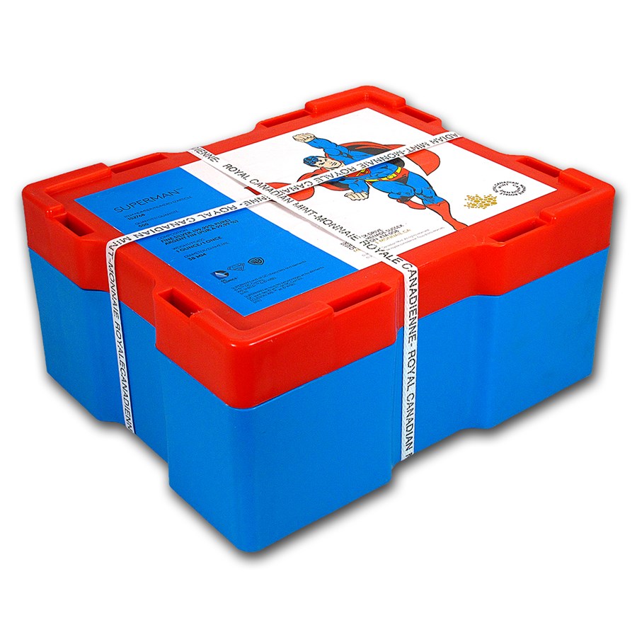 Buy 2016 RCM 500-Coin 1 oz Silver SUPERMAN™ BU Monster Box (Sealed) | APMEX