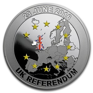 Buy 2016 Solomon Islands 1 oz Silver Proof Brexit Coin | APMEX