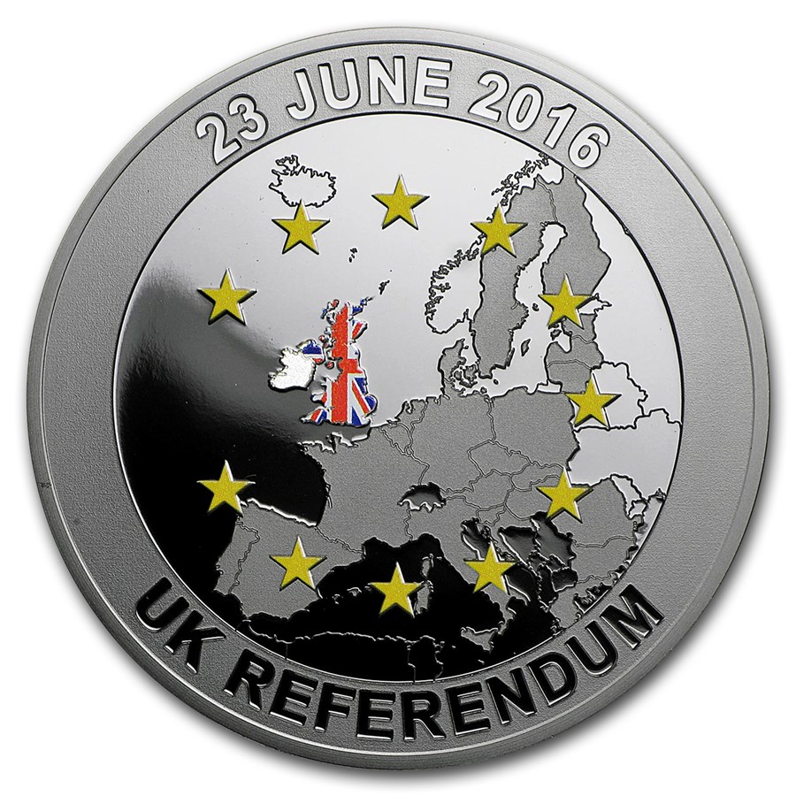 Buy 2016 Solomon Islands 1 oz Silver Proof Brexit Coin | APMEX