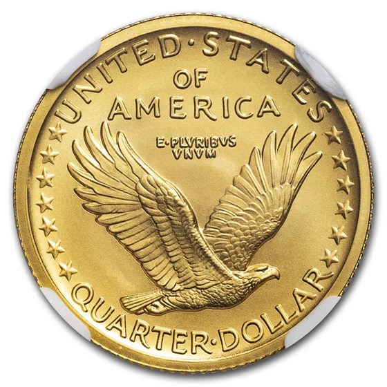 Buy 2016-W Gold Standing Liberty Quarter SP-70 NGC | APMEX