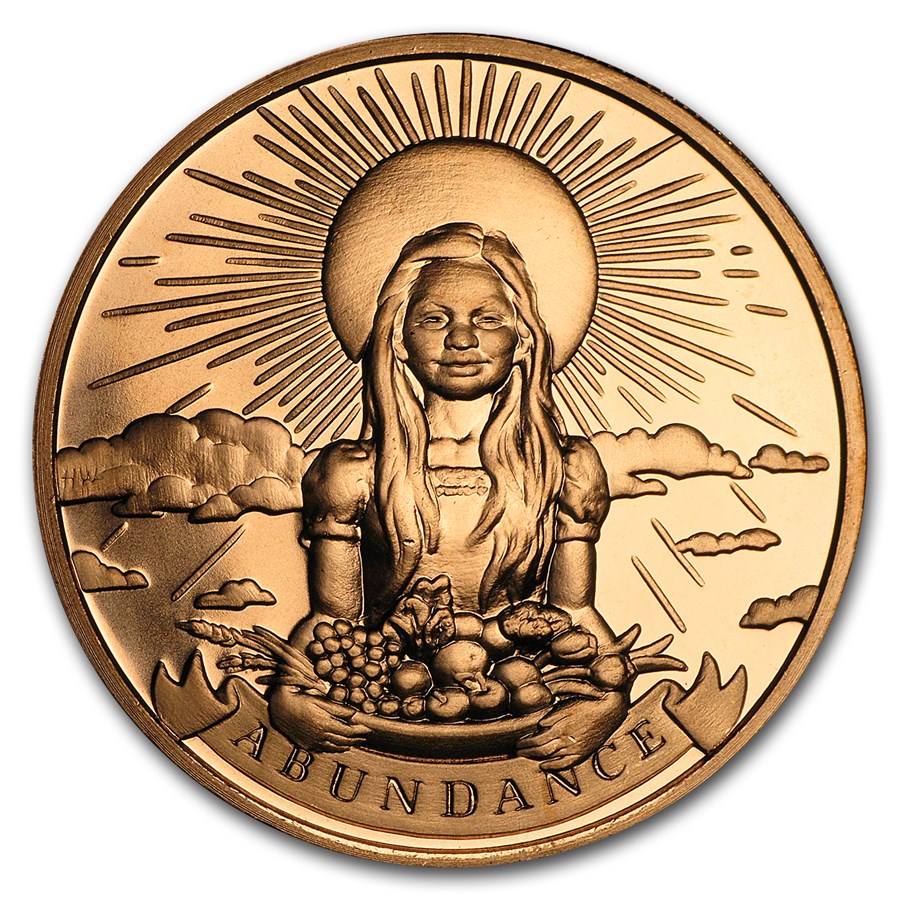 Buy 2017 1 oz Copper Shield Round - MiniMintage (Abundance) | APMEX