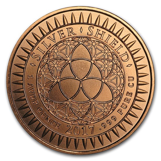 Buy 2017 1 oz Copper Shield Round - MiniMintage (Democide) | APMEX