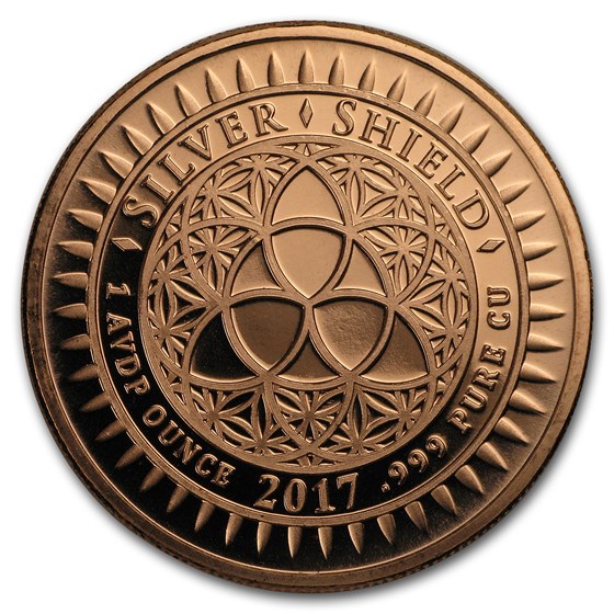 Buy 2017 1 oz Copper Shield Round - MiniMintage (Dragon Dollar) | APMEX