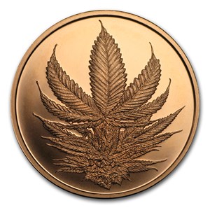 Buy 2017 1 oz Copper Shield Round - MiniMintage (King Cannabis) | APMEX