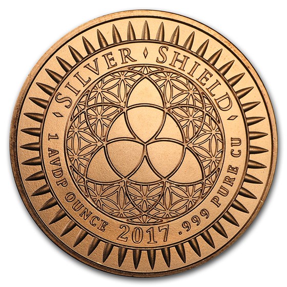 Buy 2017 1 oz Copper Shield Round - MiniMintage (Royal Invader) | APMEX