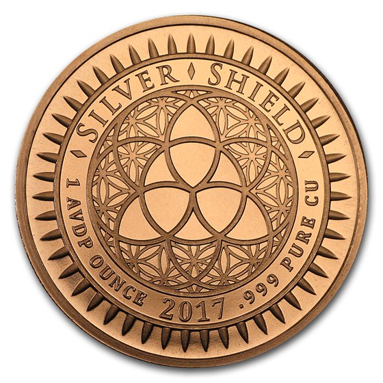 Buy 2017 1 oz Copper Shield Round - MiniMintage (They Still Trust) | APMEX