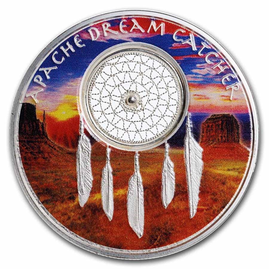 Buy 2017 1 oz Silver Mesa Grande Apache Dream Catcher (No Box/COA) | APMEX