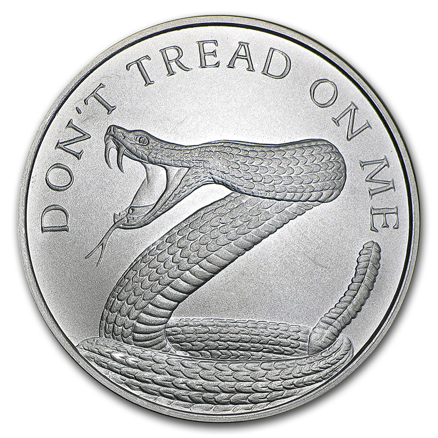 Buy 2017 1 oz Silver Shield Round - Don't Tread On Me Snake | APMEX