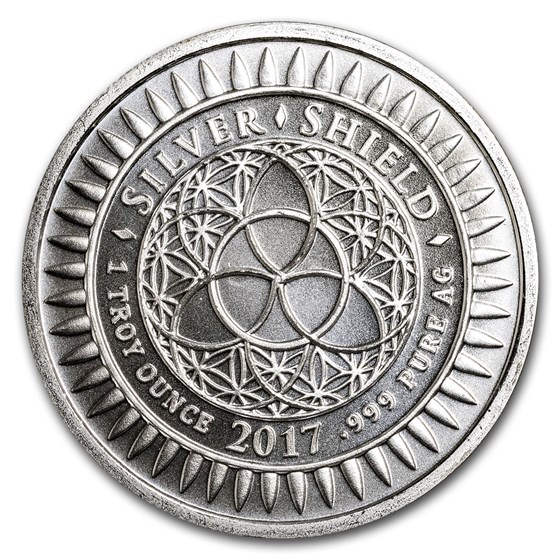 Buy 2017 1 oz Silver Shield Round - MiniMintage (Blinded Liberty) | APMEX
