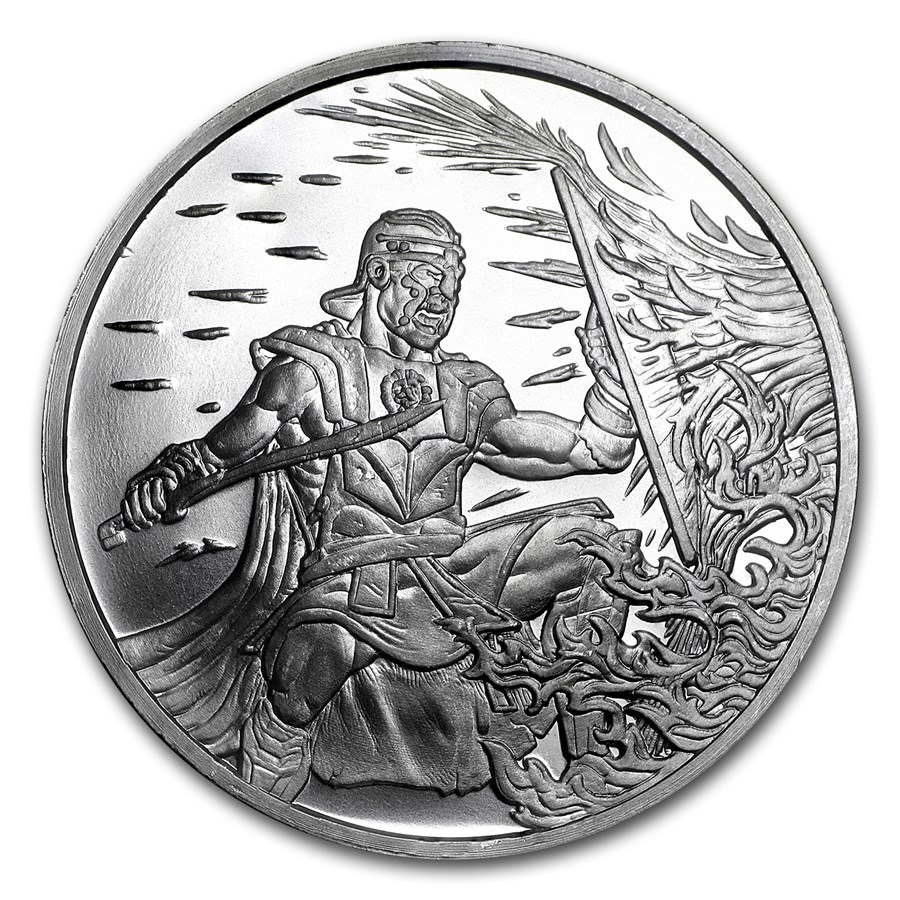 Buy 2017 1 oz Silver Shield Round - MiniMintage (Crucible) | APMEX