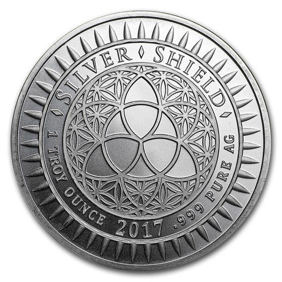 Buy 2017 1 oz Silver Shield Round - MiniMintage (Debt Means Death) | APMEX