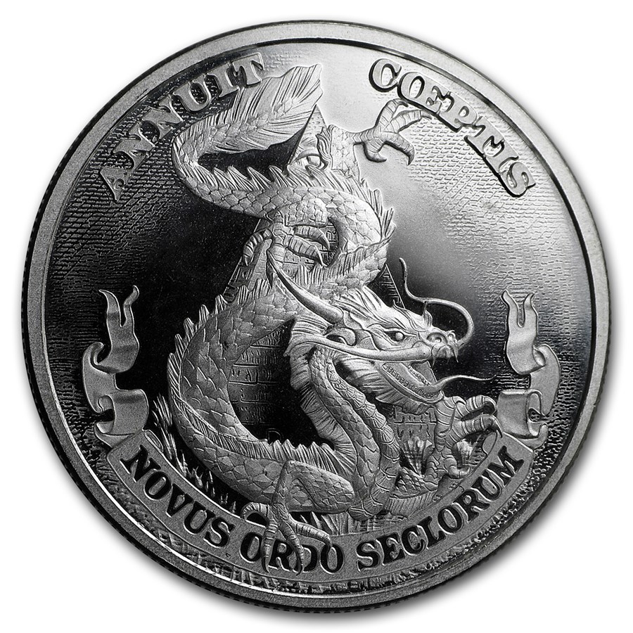 Buy 2017 1 oz Silver Shield Round - MiniMintage (Dragon Dollar) | APMEX
