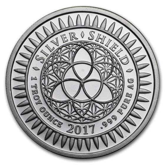 Buy 2017 1 oz Silver Shield Round - MiniMintage (Royal Invader) | APMEX