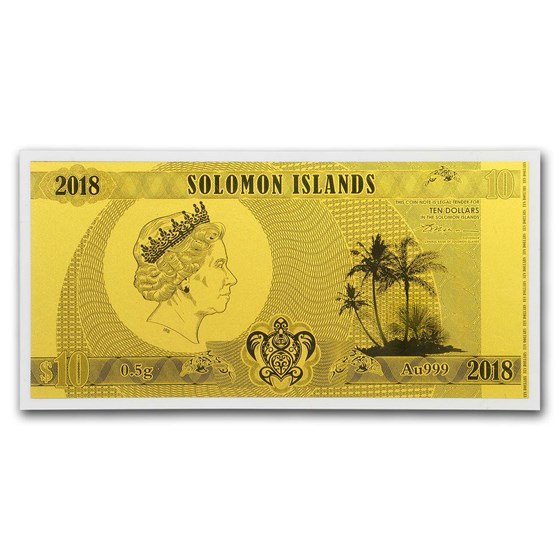 Buy 2017-18 Solomon Isl Gold Seven Wonders of the World Coin Note Set ...