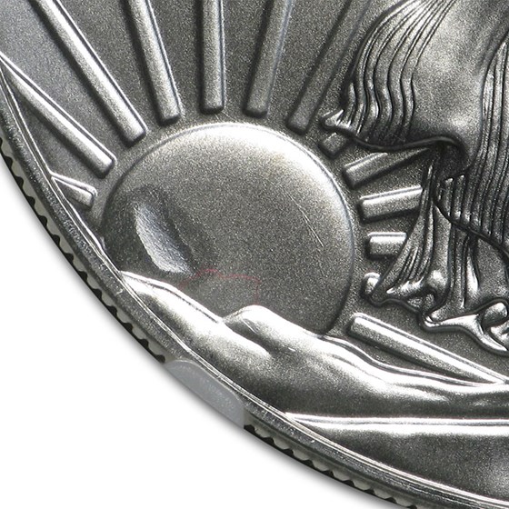 Buy 2017 American Silver Eagle MS-69 NGC (Error, Obv Struck Thru) | APMEX