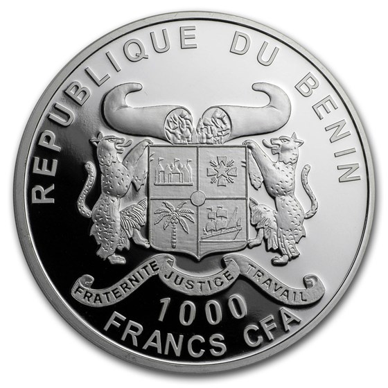 Buy 2017 Benin 1 oz Silver 1,000 Francs Source of Life: the Sun | APMEX