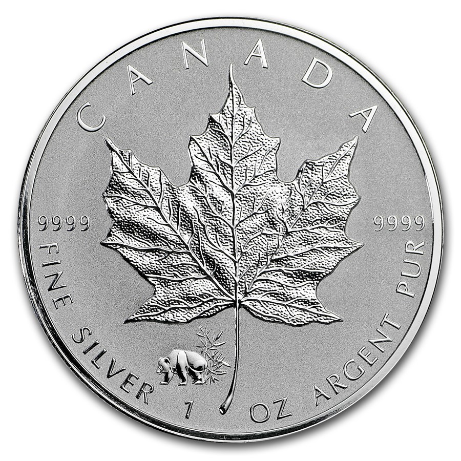 Buy 2017 Canada 1 oz Silver Maple Leaf Panda Privy BU | APMEX